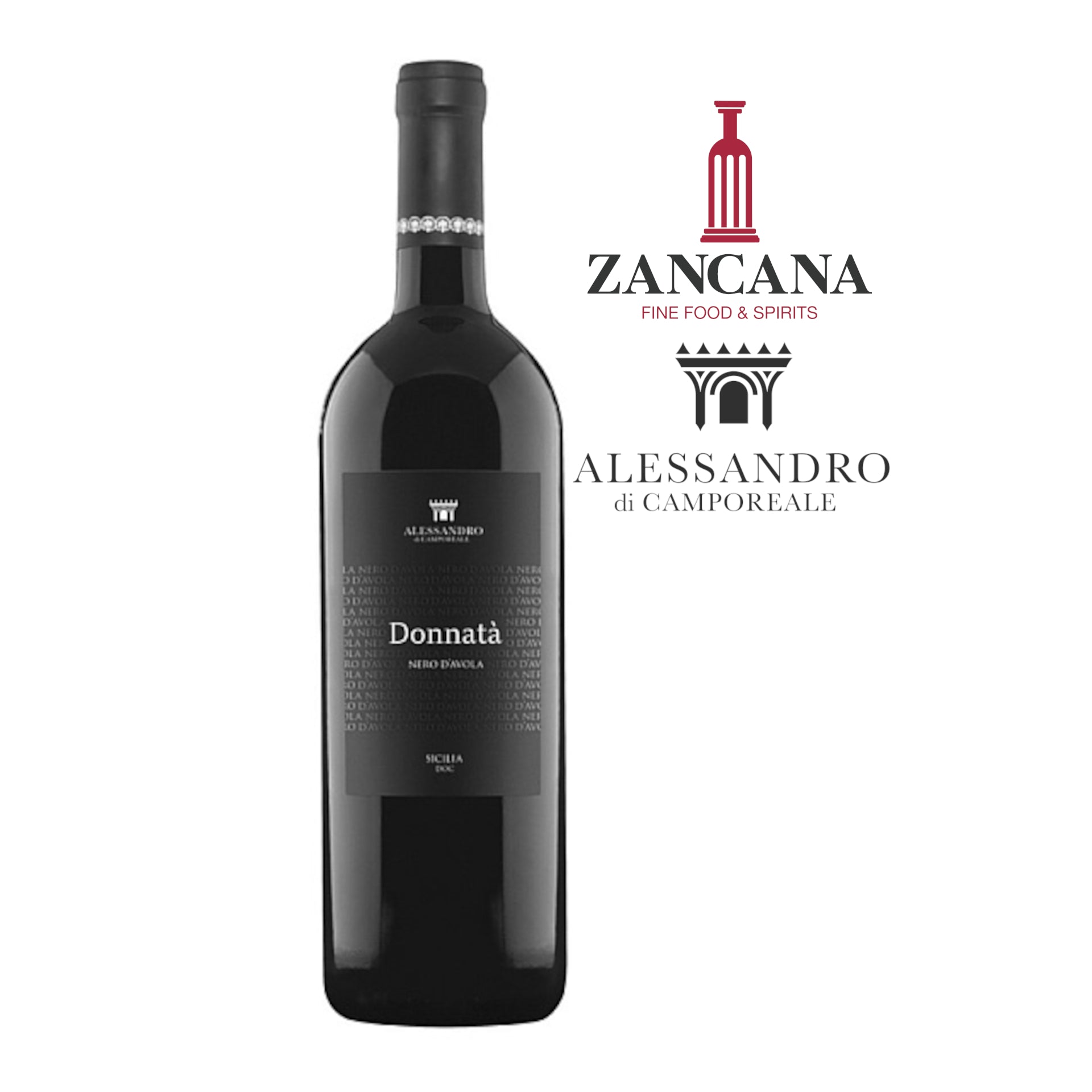 Alessandro di Camporeale Donnatà Nero d'Avola 75cl. – Zancana fine food ...